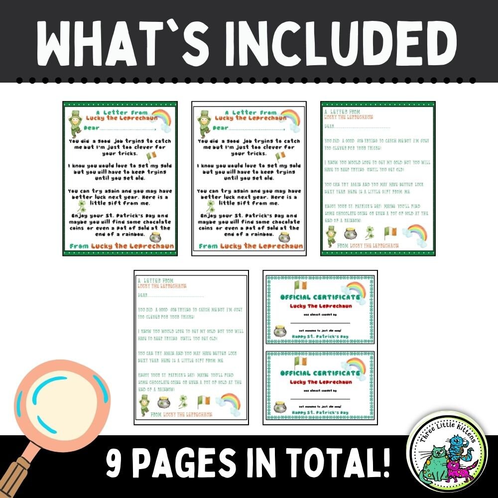 Leprechaun Trap Letter, Leprechaun Trap Printable, Letter From ...