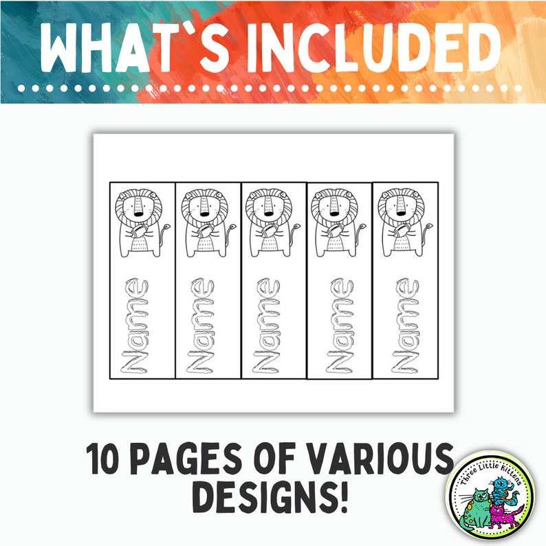 Editable Bookmarks Template, Coloring Bookmarks for Kids, Back to ...