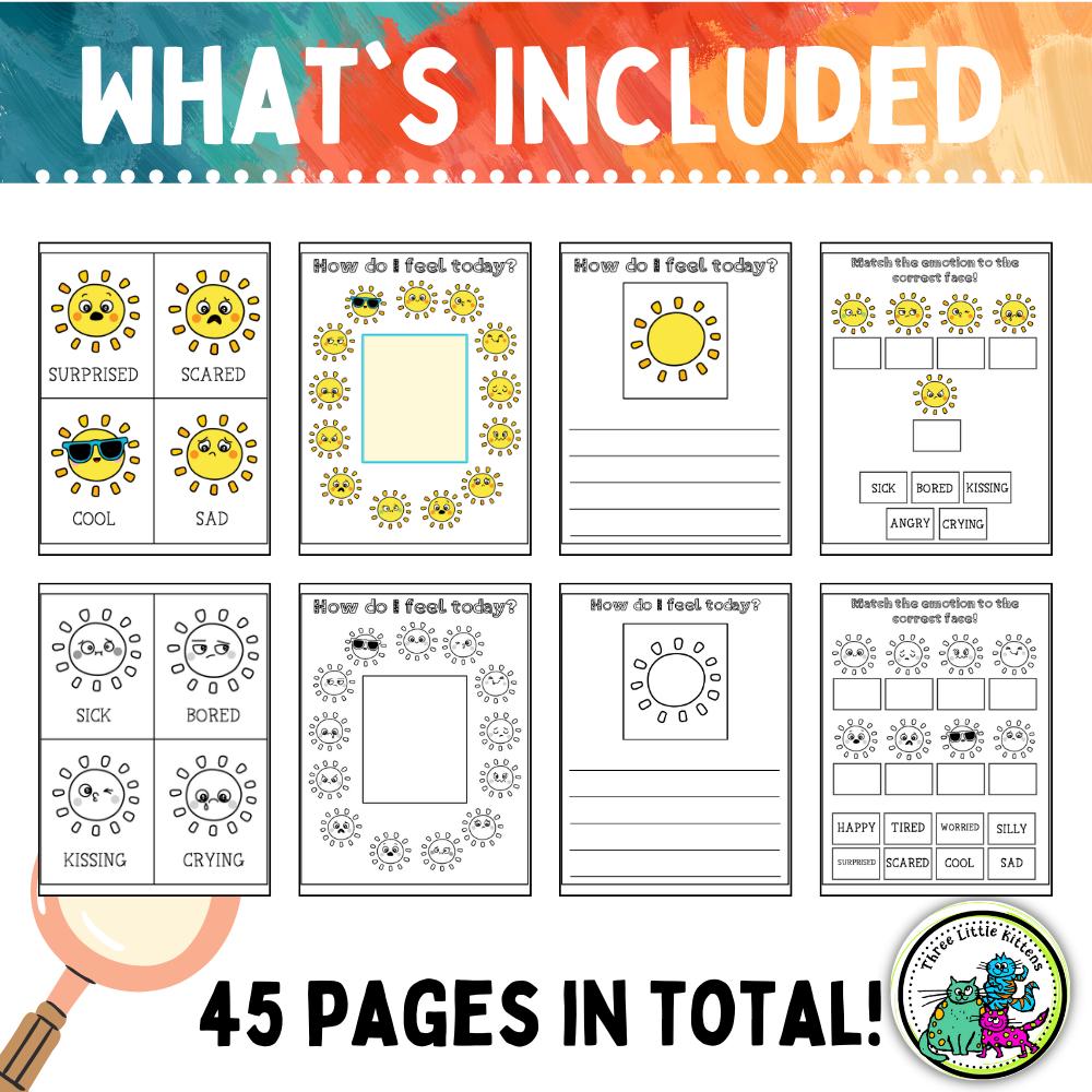 Social Emotional Learning Activity for First Grade, Identifying ...