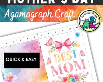 Father's Day Agamograph Activity for Kids, Father's Day Craft ...