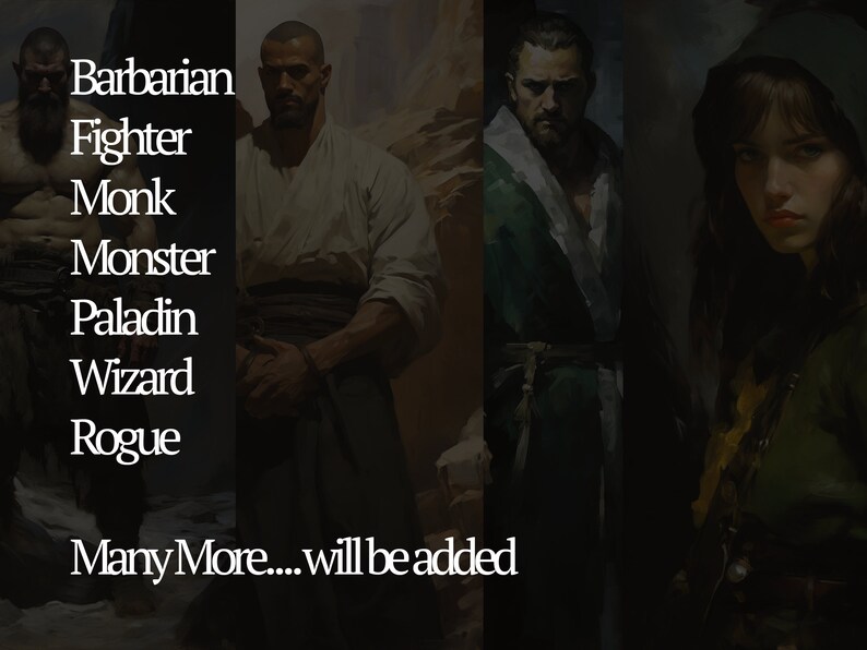 1000+ Dnd Portrait Mega Bundle | Dungeon and Dragons | Rpg | Pathfinder ...