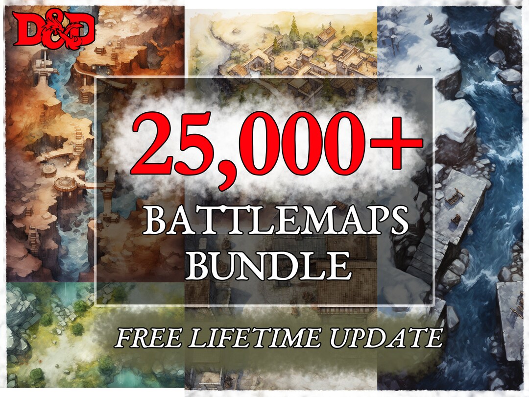 Dnd Map Bundle 25000 Battlemap Dnd Tools RPG Dnd Set Dnd 5e Fantasy Map ...