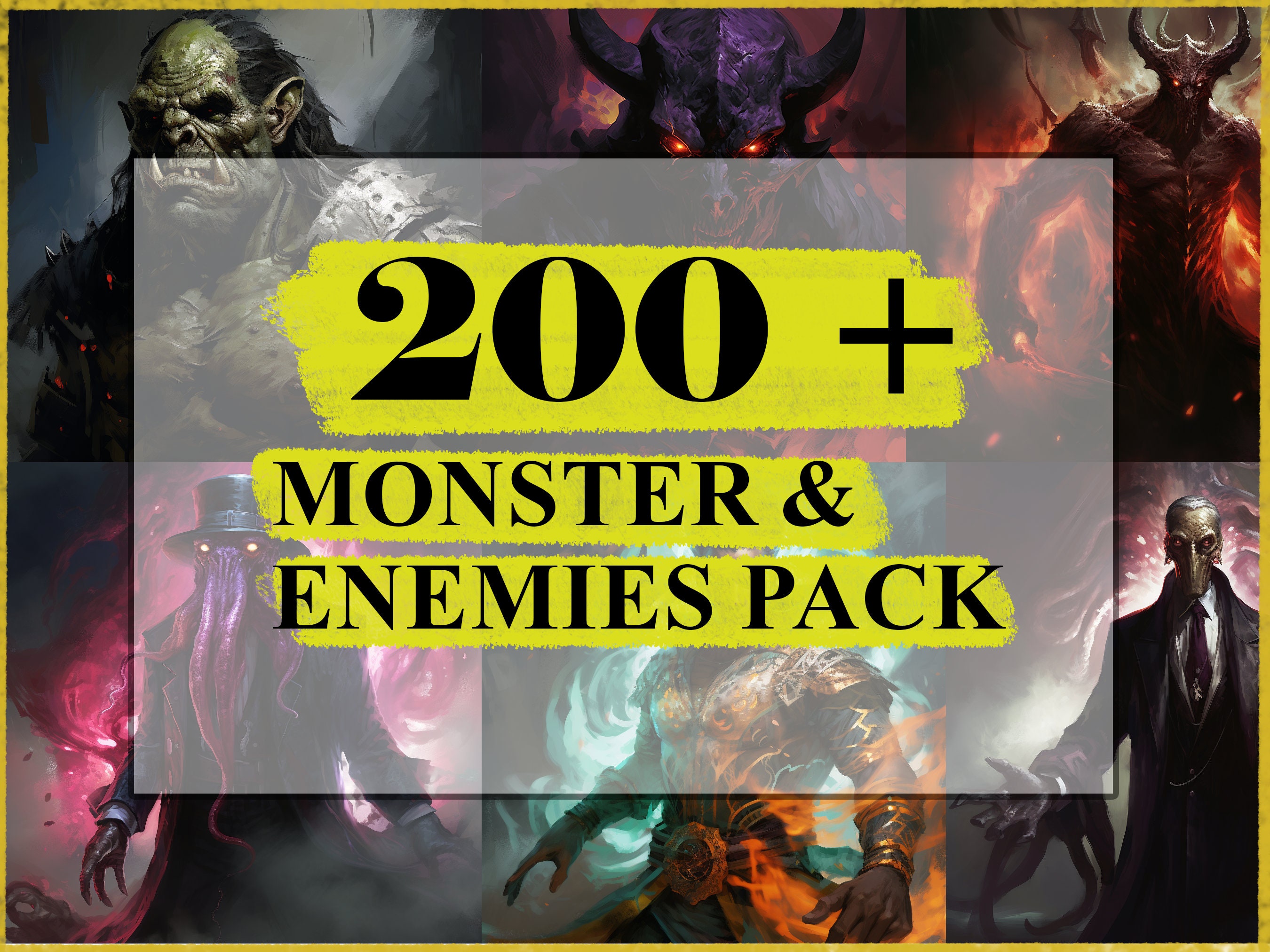 200 Dnd Villains Pack Bundles NPC Dnd Dungeons and Dragons Pathfinder ...