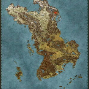 Custom Fantasy Map Commission for Writers, D&D, Dms, and More! - Etsy