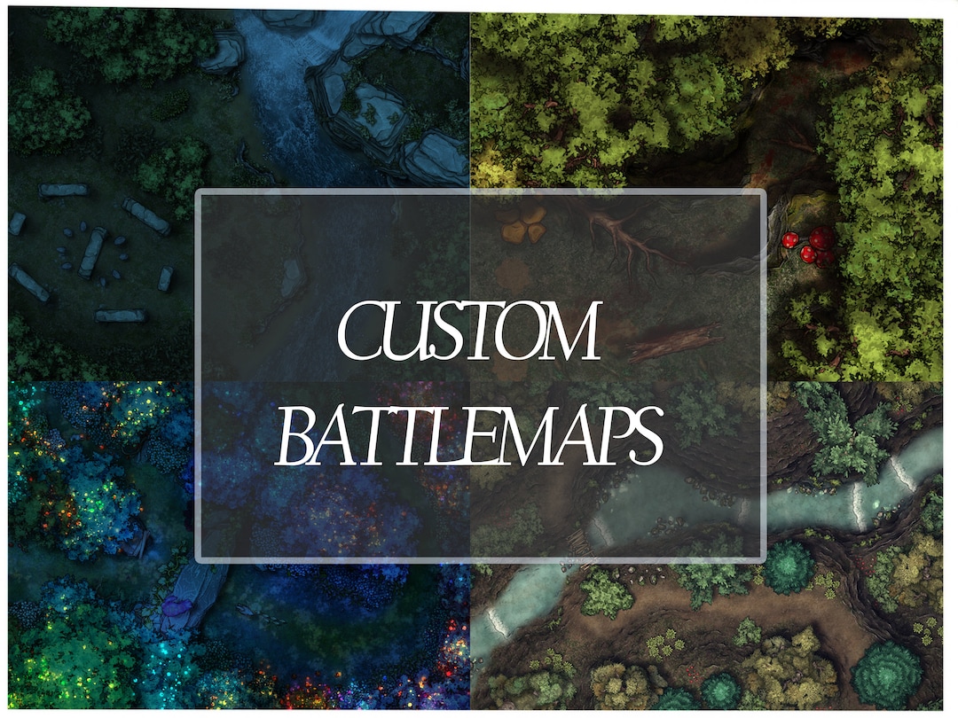 Custom Battle Map 4K 2K, Dnd Map, Commission, Dungeons and Dragons ...