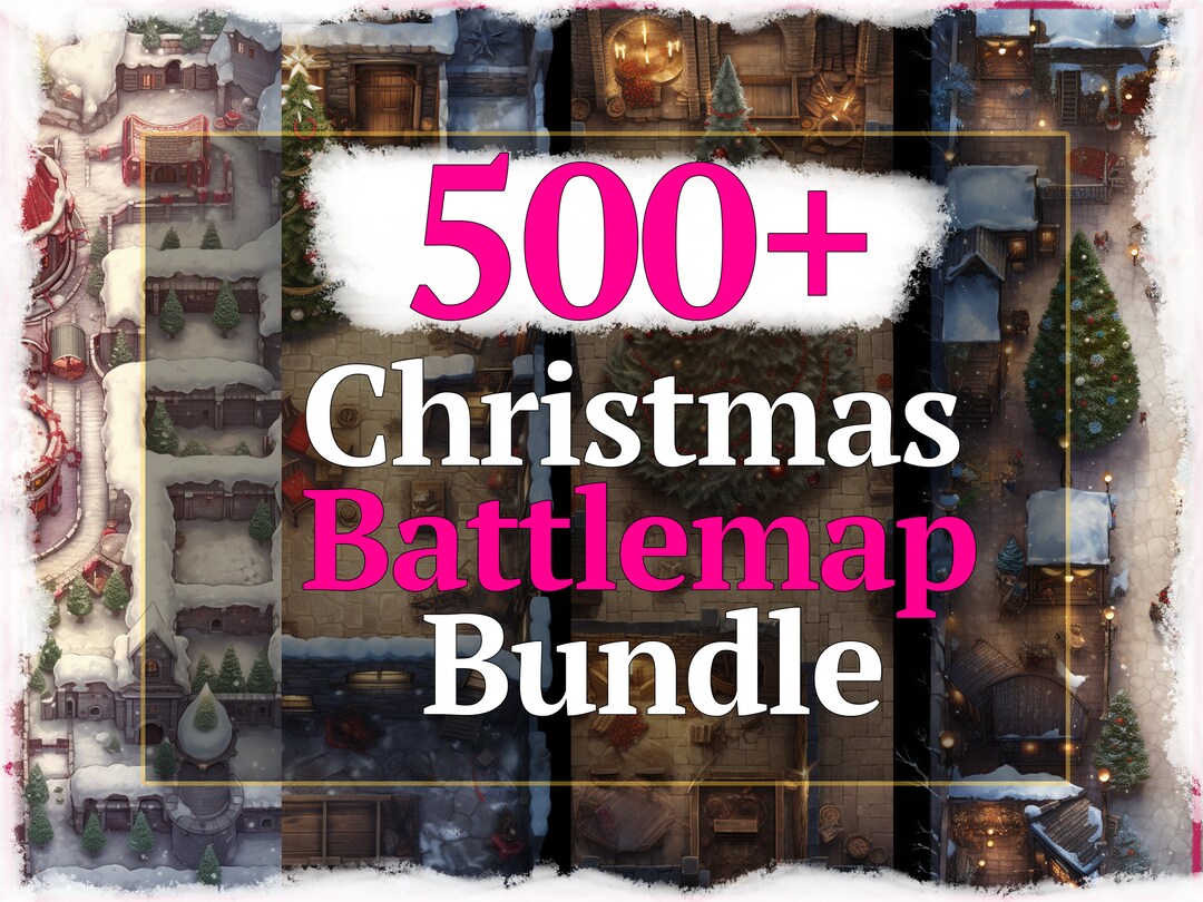 500+ Christmas/holiday Battle Maps, Dnd, Pathfinder, D&D, Battlemap ...