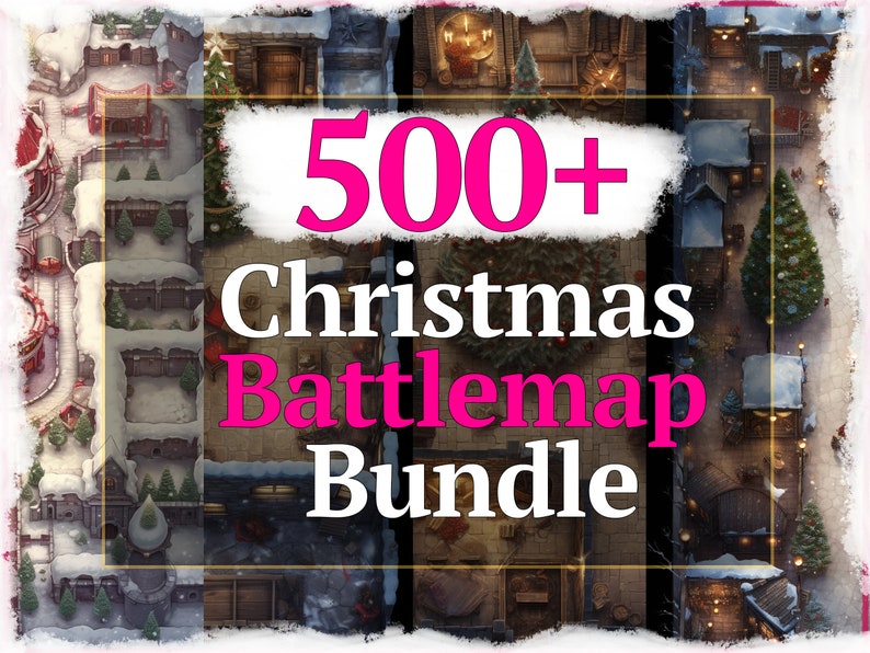 500+ Christmas/holiday Battle Maps, Dnd, Pathfinder, D&D, Battlemap ...
