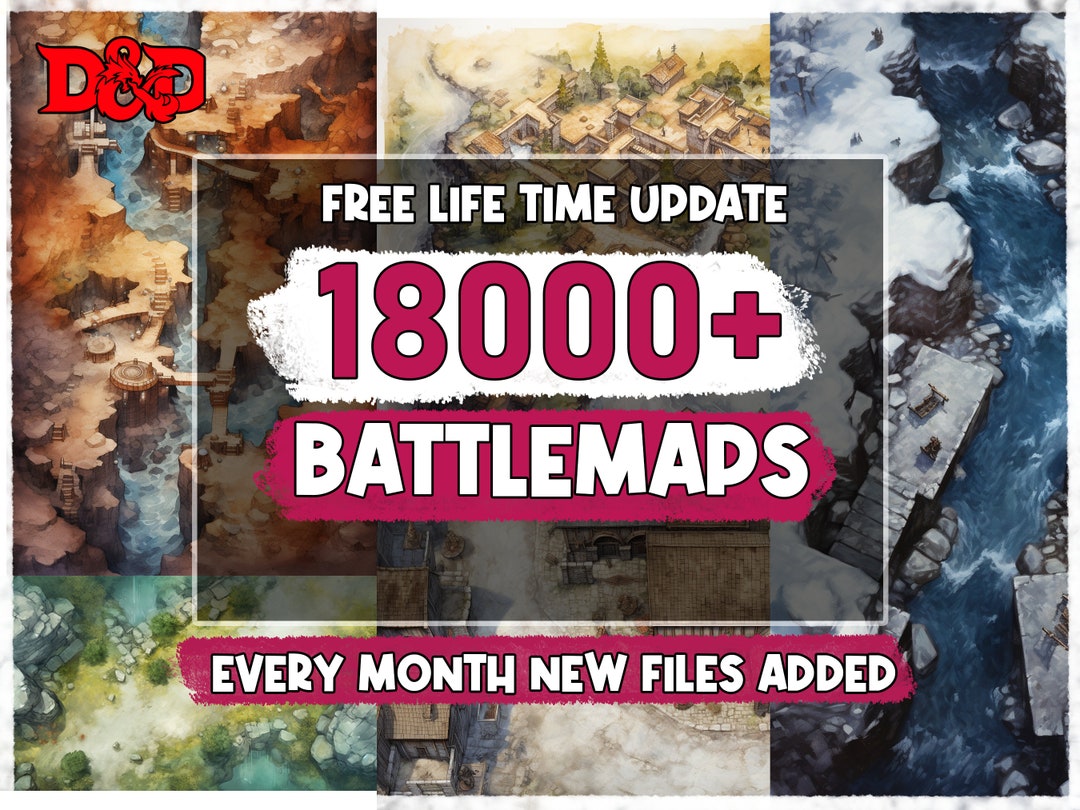 Dnd Map Bundle 18000 Battlemap Dnd Tools RPG Dnd Set - Etsy Australia