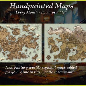 Dnd Maps Bundle | Dnd Tools | RPG | Dnd Set | Dnd 5e | Fantasy Map ...