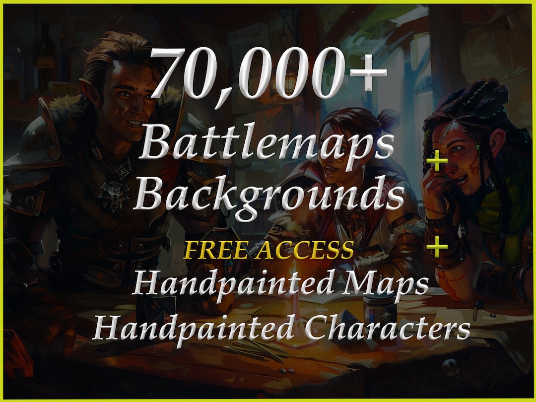 Dnd Maps Bundle | Dnd Tools | RPG | Dnd Set | Dnd 5e | Fantasy Map ...