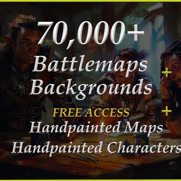 Dungeons and Dragons Map Printable - Etsy