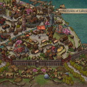 Custom Fantasy Map Commission for Writers, D&D, Dms, and More! - Etsy