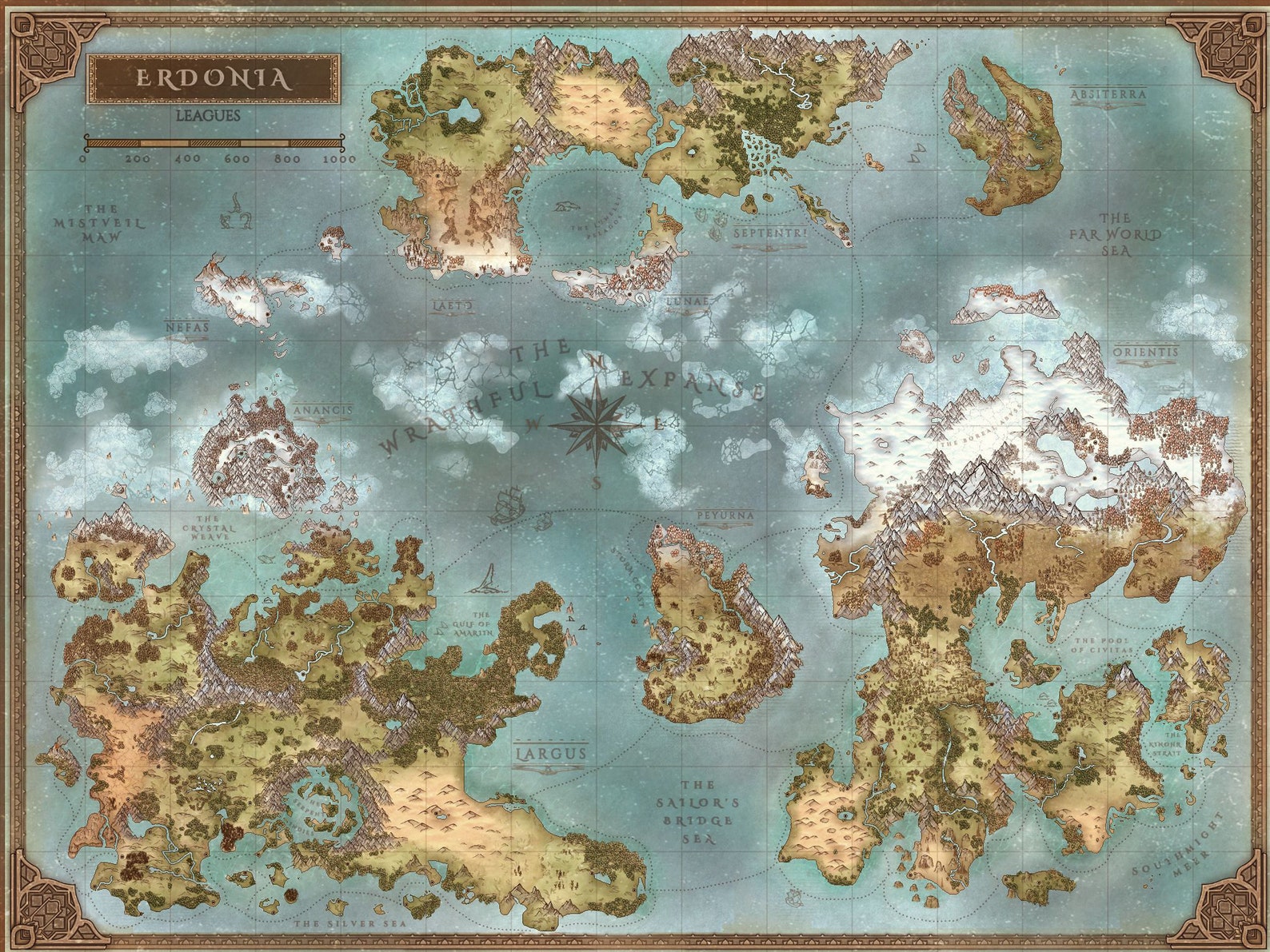 Custom Fantasy Map Commission for Writers, D&D, Dms, and More! - Etsy