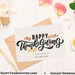 Editable Happy Thanksgiving Card Printable Thanksgiving Greeting Card ...