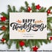Editable Happy Thanksgiving Card Printable Thanksgiving Greeting Card ...