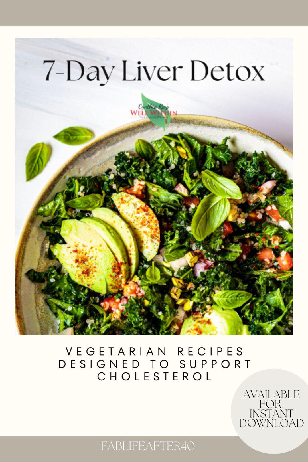 Liver Detox Vegetarian Meal Planner: Cholesterol Lowering Recipes (PDF ...