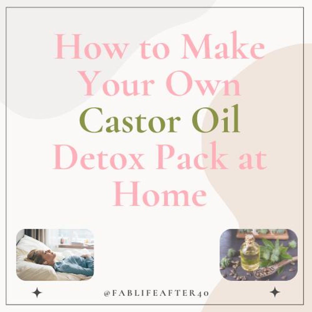 Castor Oil Pack Wellness Wrap Instant Download Spa Recipe Skin Care ...