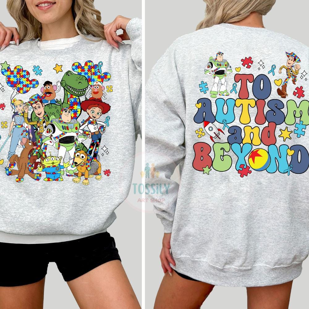 Toy Story to Autism and Beyond T-shirt, Toy Story Autism Awareness Tee ...