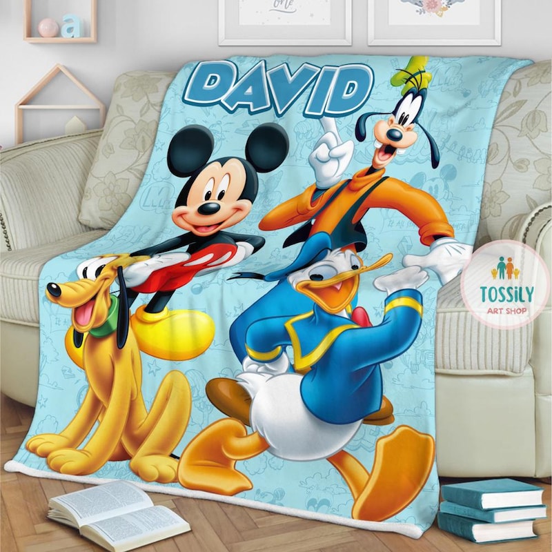 Mickey Mouse Plush Large - Etsy UK
