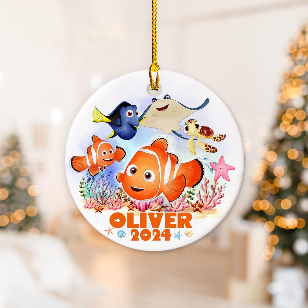 Personalized Finding Nemo Christmas Ornament Nemo Ornament, Finding ...