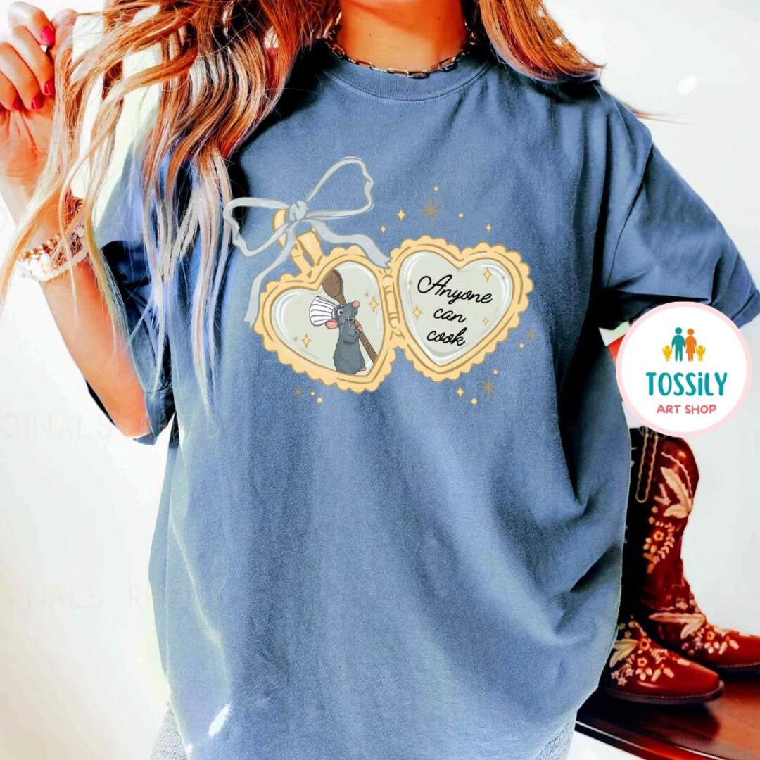 Coquette Bow Disney Ratatouille Little Chef Remy Shirt, Linguini ...