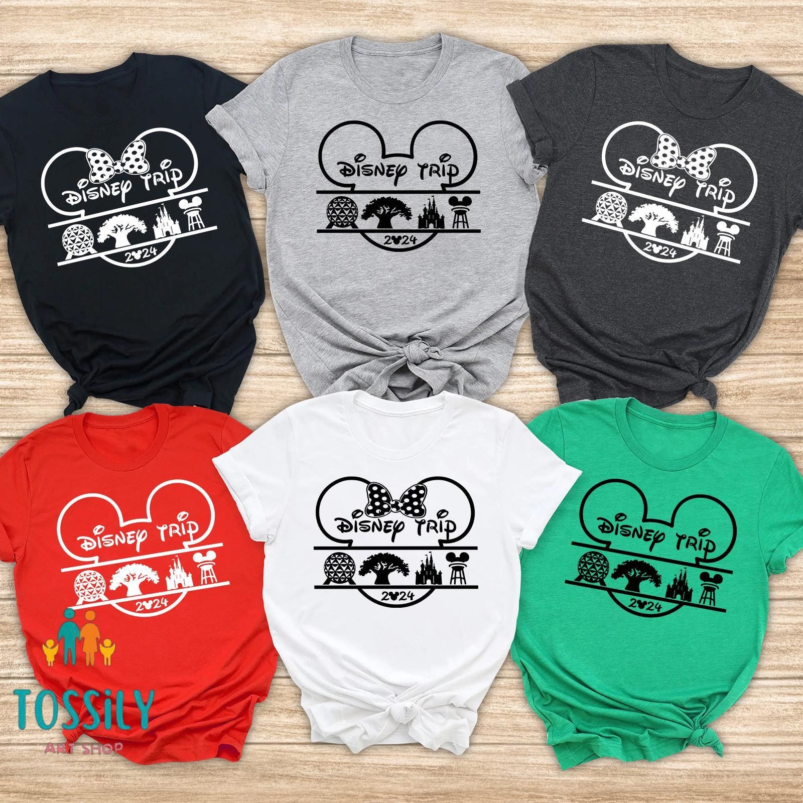 Disney Trip 2024 Family Matching Shirt, Disney Group Matching Shirt ...
