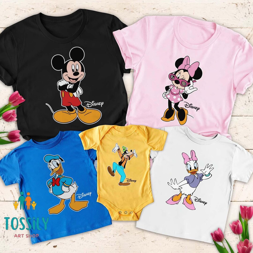 Mouse Trip 2024 Character Family Matching Shirt, Mouseland Family Shirt ...