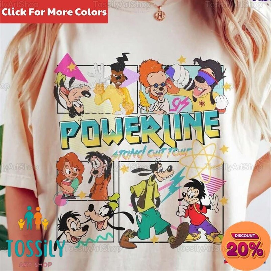 90s Powerline Shirt, Goofy Movie Shirt, Powerline Stand Out Tour 94 ...