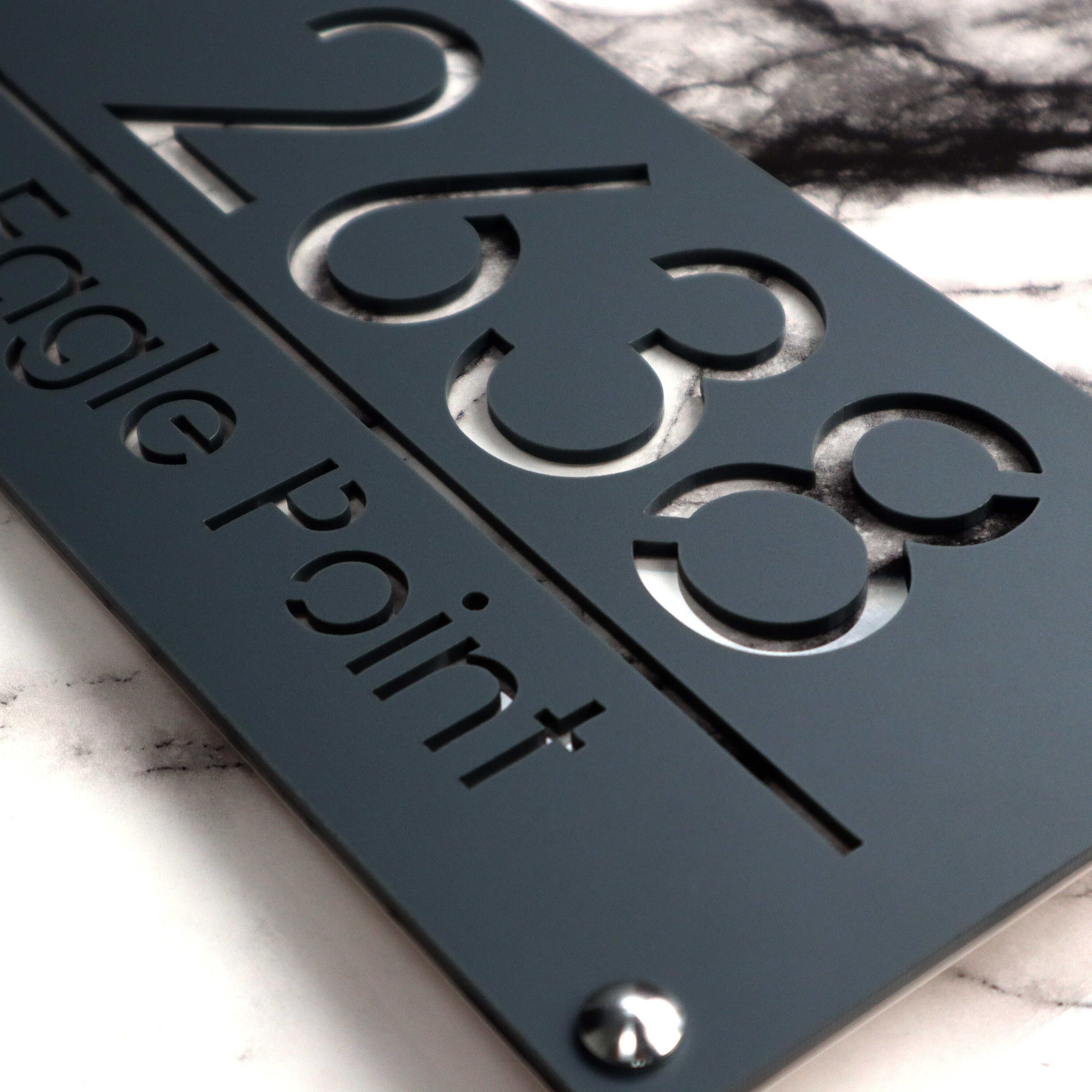 House Wall Plaques UK | Luxe A4 | Custom House Plaque | Acrylic Door ...