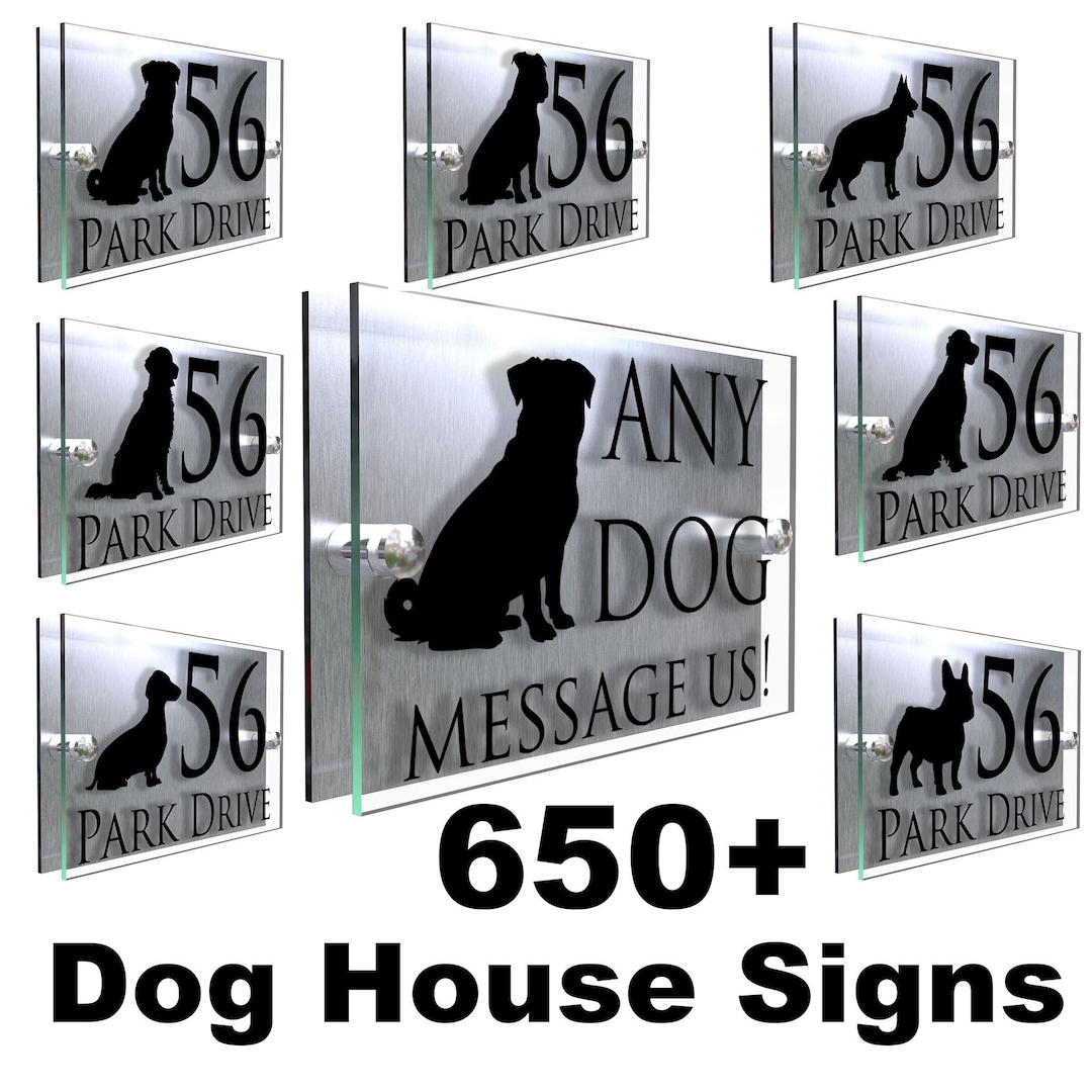 House Wall Plaques UK | Personalised Dog | Precision UV Printed ...