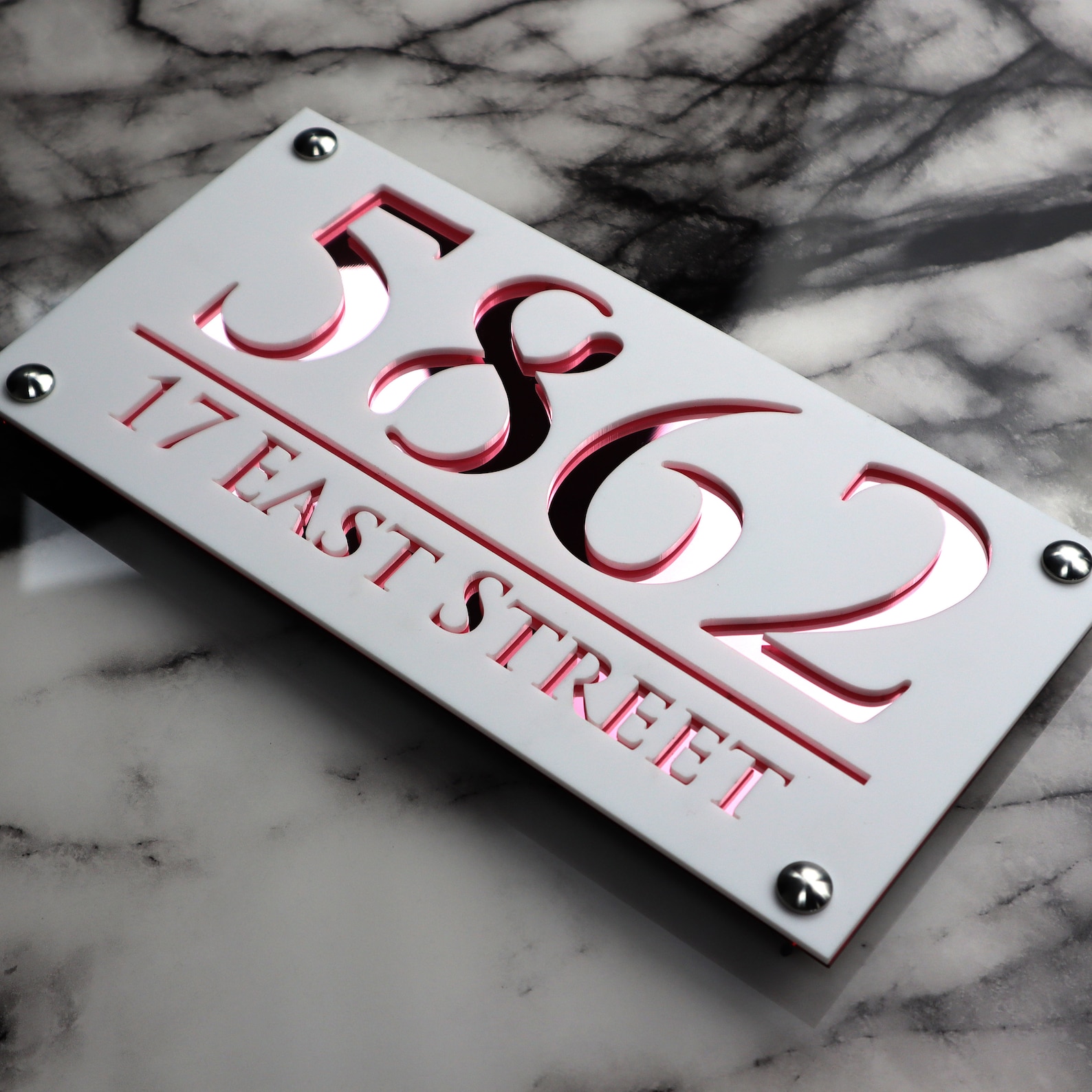 House Wall Plaques UK | Luxe A4 | Chic Wall Décor Acrylic | Modern ...