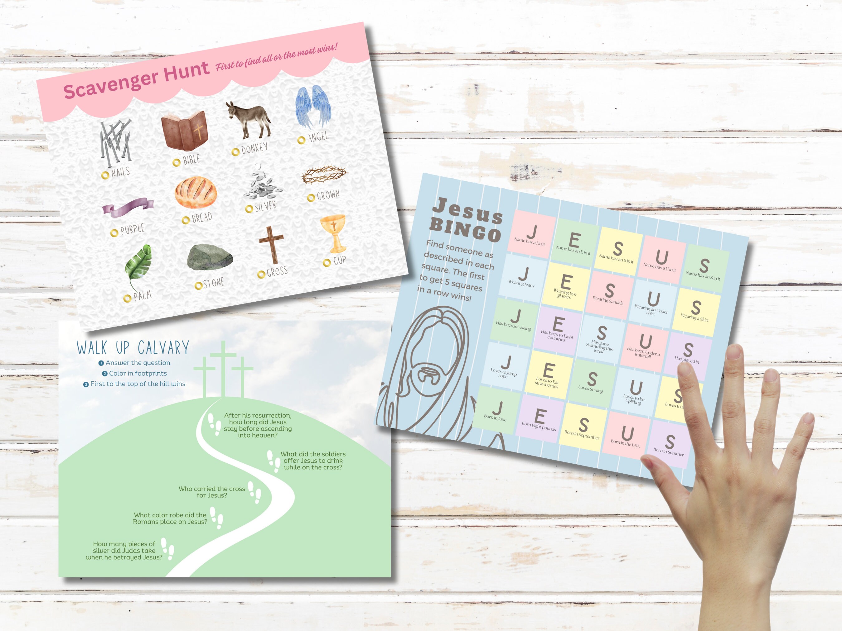 Christian Easter Activity Pack, Printable Sunday School Craft, Kids ...