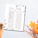 Thanksgiving Game Dinner Party Printable Placemat Digital - Etsy