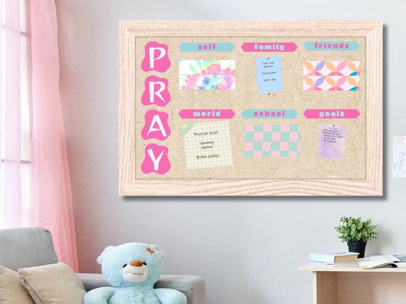 Kids Prayer Board Kit: Christian Scrapbook Printables (digital Download ...