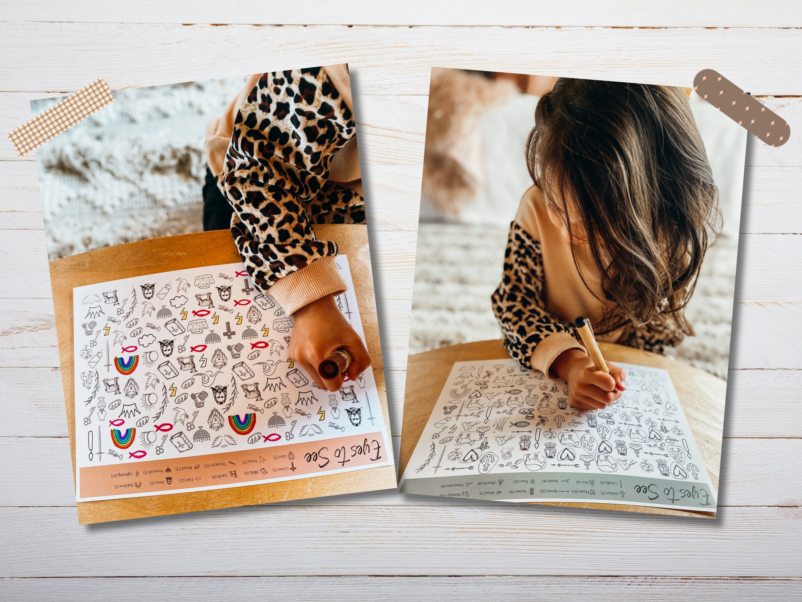 Eye Spy Faith Based, Bible Coloring Pages, Christian Game, Christian ...