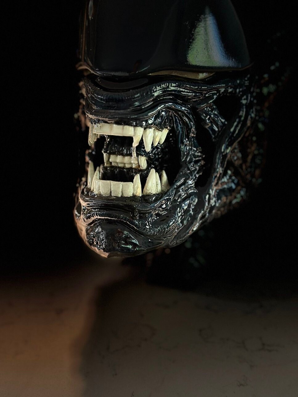 Xenomorph Head Front View