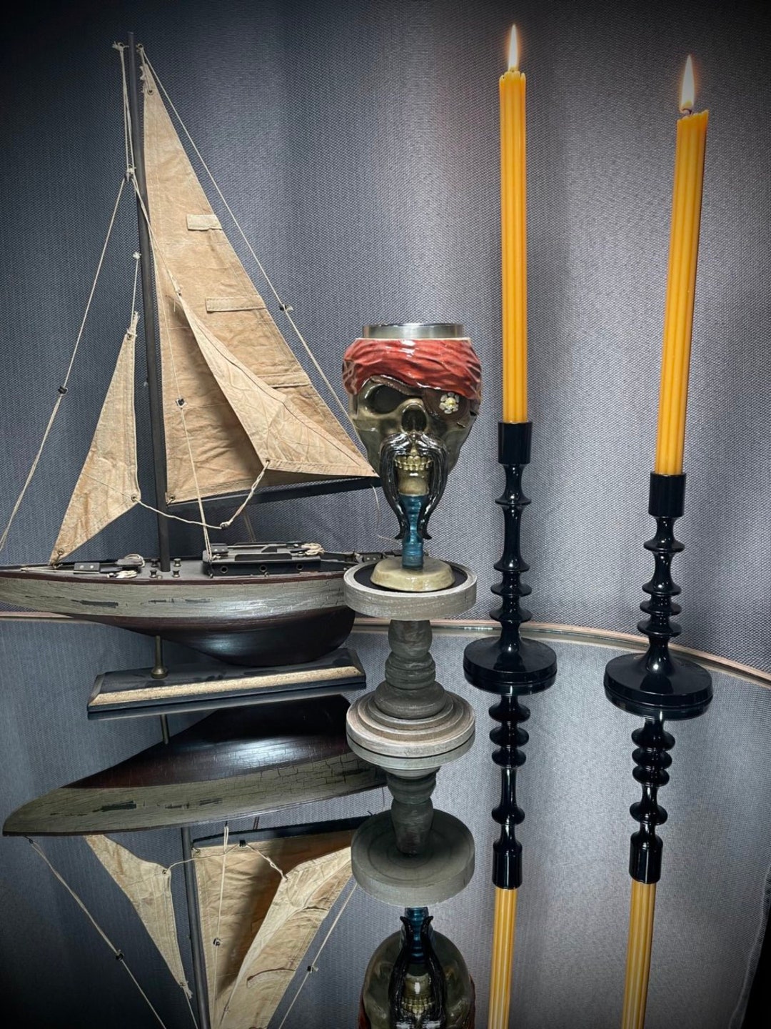 Skull Pirate Chalice Prop - Etsy