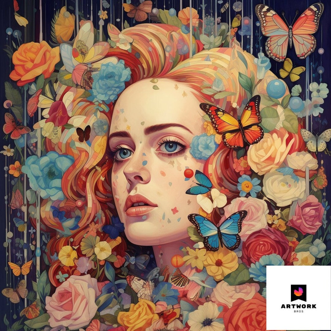 Adele Digital Art Aesthetic Printable Art Sublimation Etsy