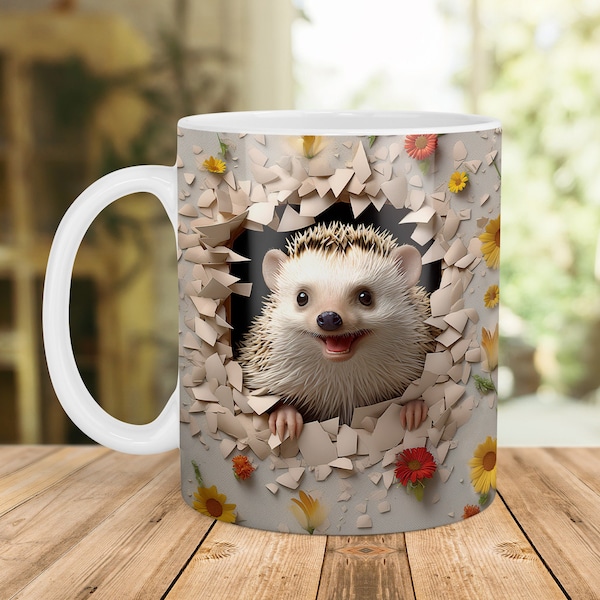 Hedgehog Mug - Etsy