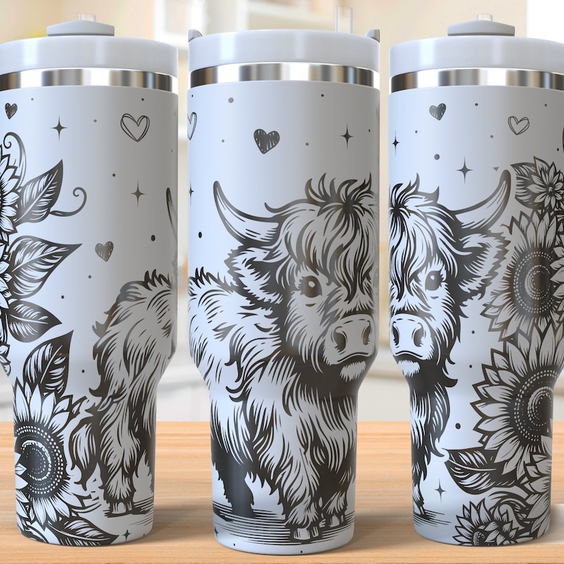 Cow Print Full 40oz Wrap - Etsy