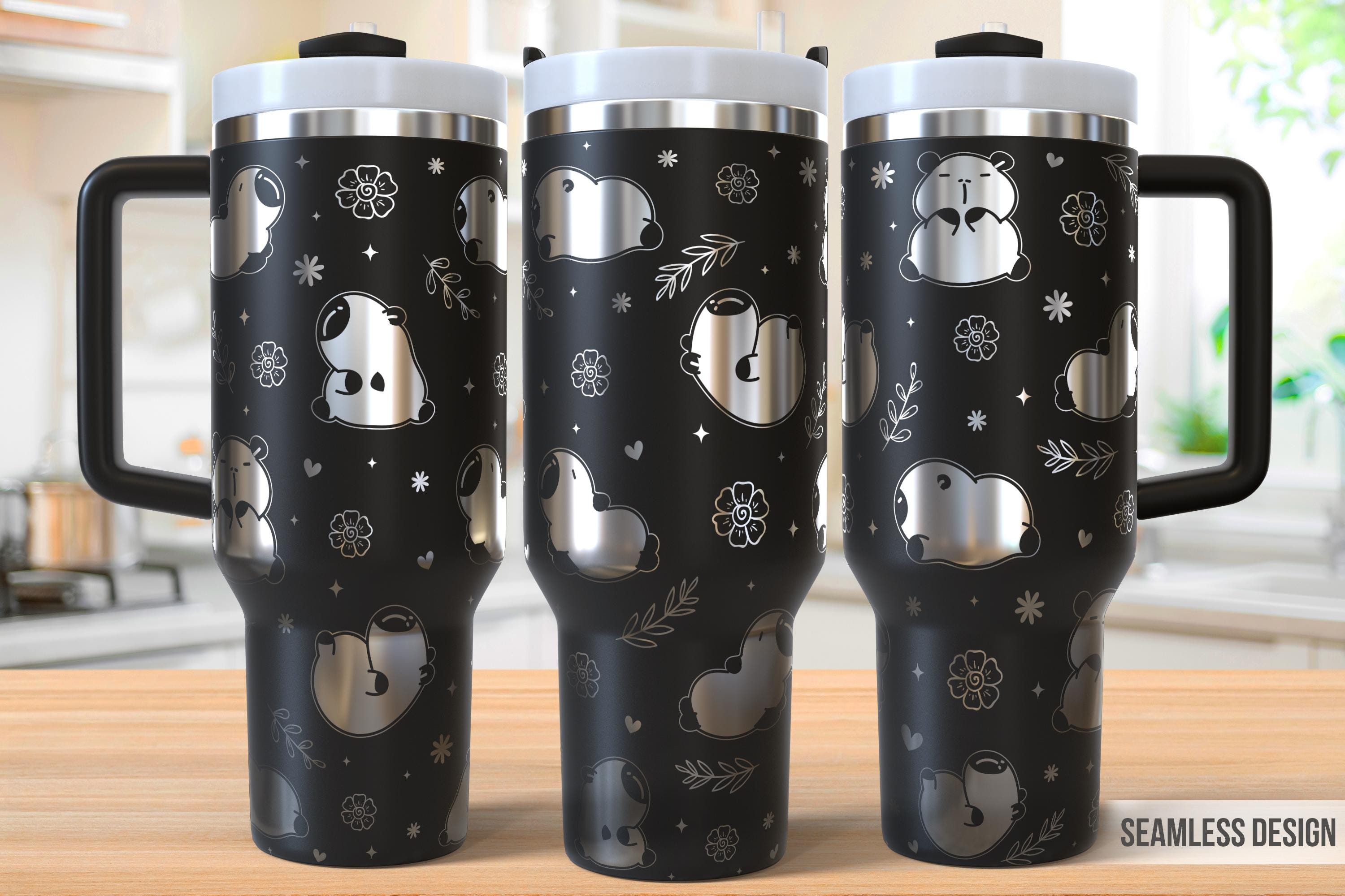 Cute Capybara Tumbler Laser Svg, Capybara 40oz Tumbler Full Wrap Laser ...