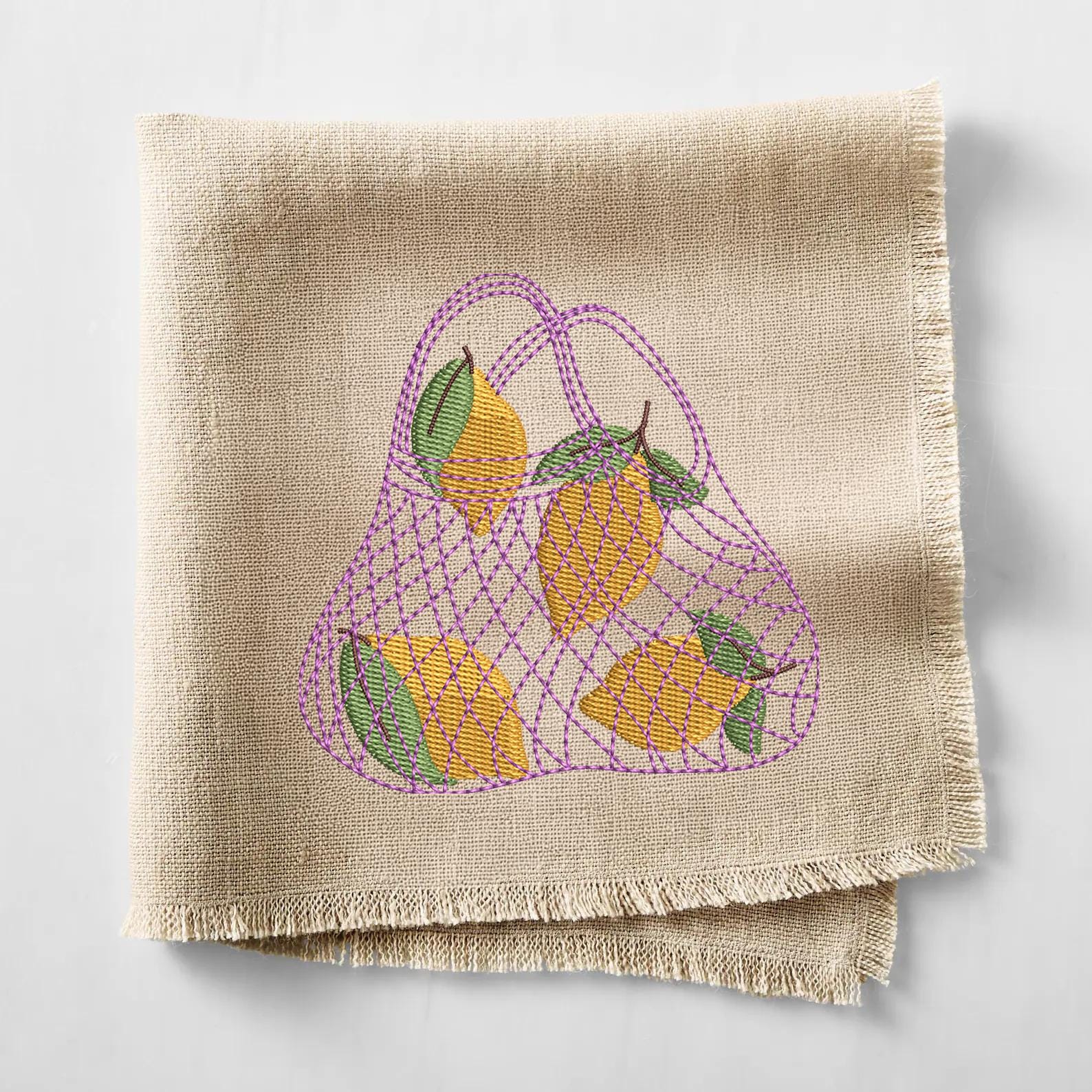 Set of 6 Hand-drawn Italian Icons Embroidery Design, the Market La ...