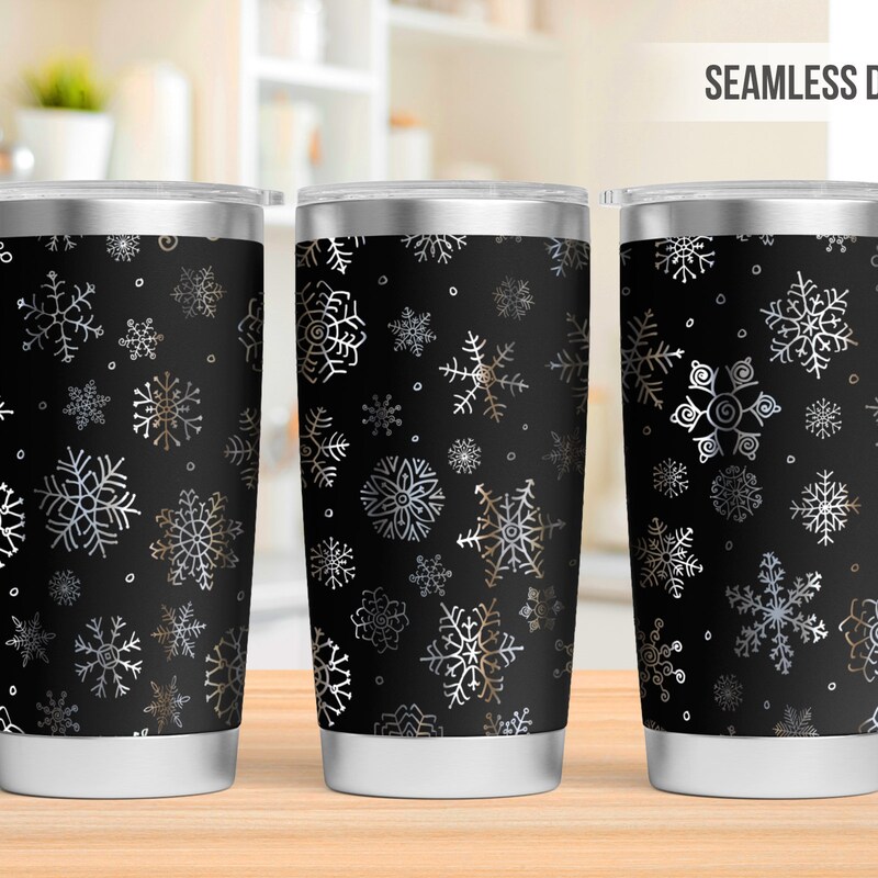 Snowflake Tumbler - Etsy