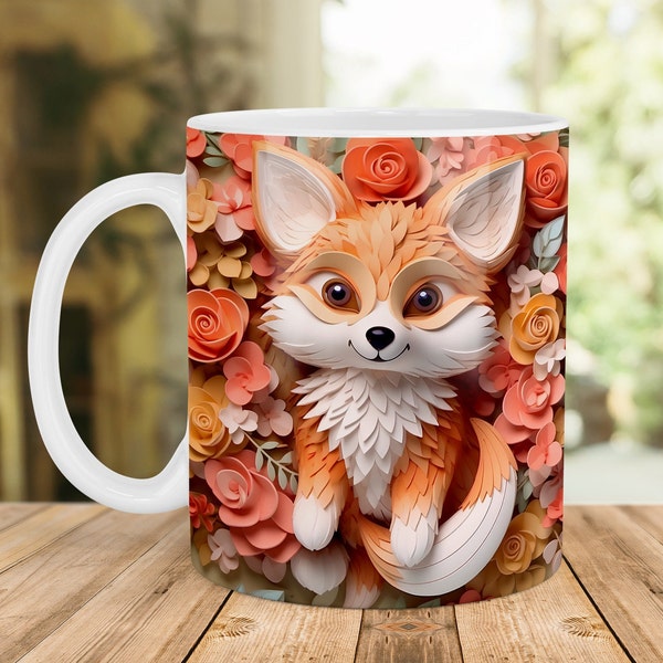 Fox Mug - Etsy
