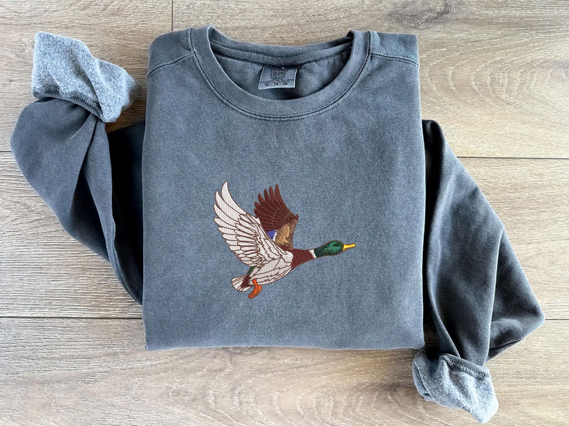 4 Size Mallard Duck Embroidery Design, Duck Embroidery File, Mallard ...