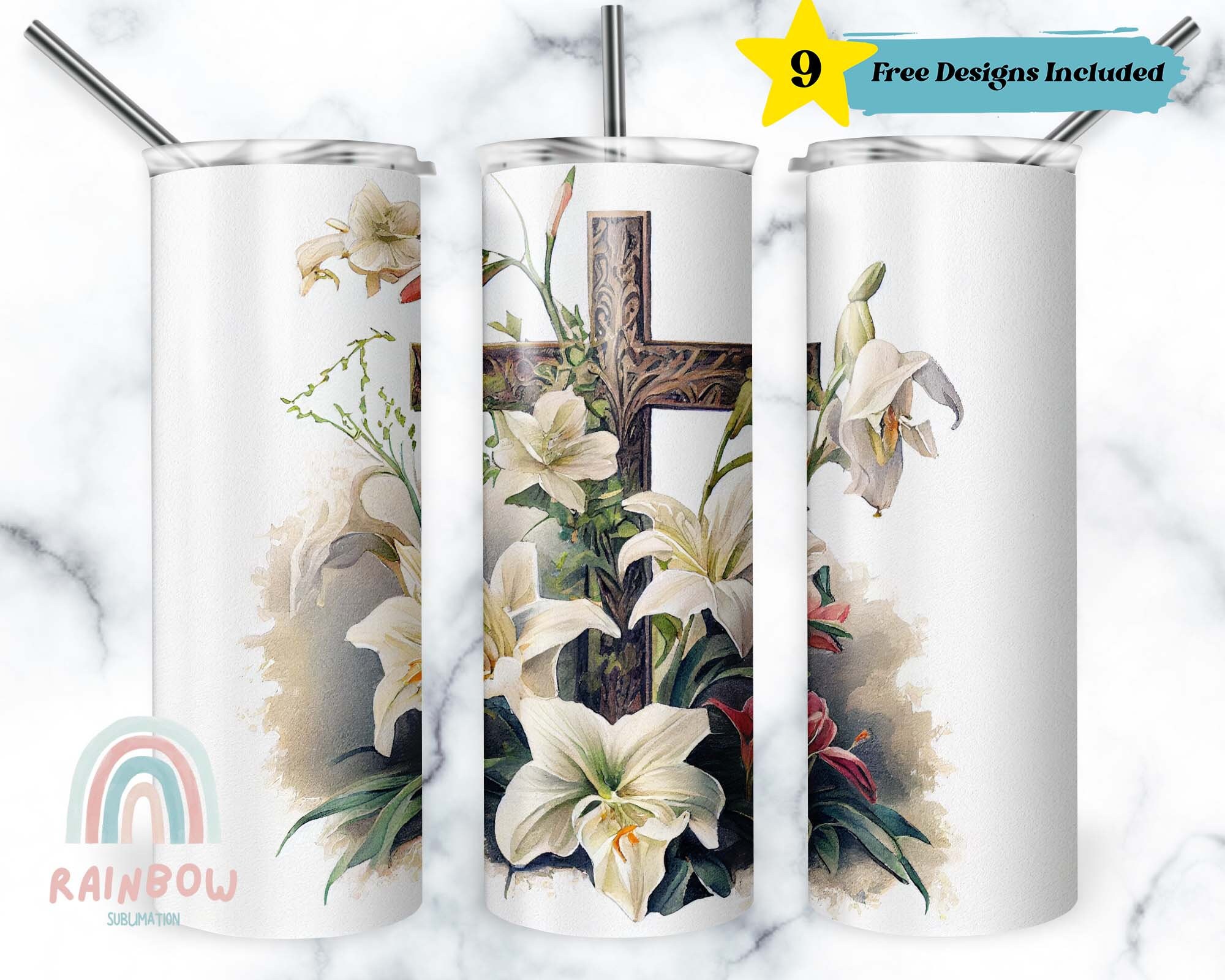 Christian Cross Tumbler Wrap Cross Tumbler Design - Etsy
