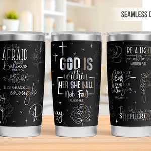 God Tumbler Laser Svg, Christian 20oz Tumbler Full Wrap Laser Svg ...
