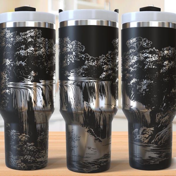 Waterfall Tumblers - Etsy