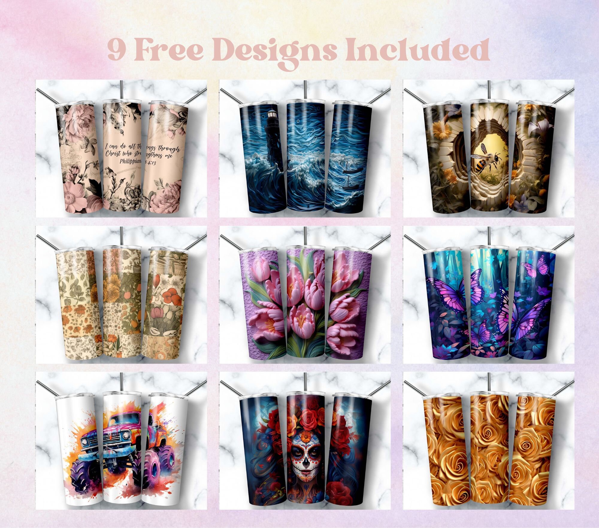 Ink Sketch Lowrider Car Tumbler Wrap, Retro Car Tumbler Design ...