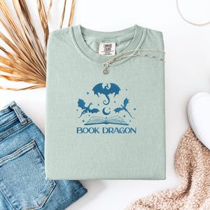 5 Sizes Book Dragon Embroidery Design, Dragon Book Embroidery Design ...